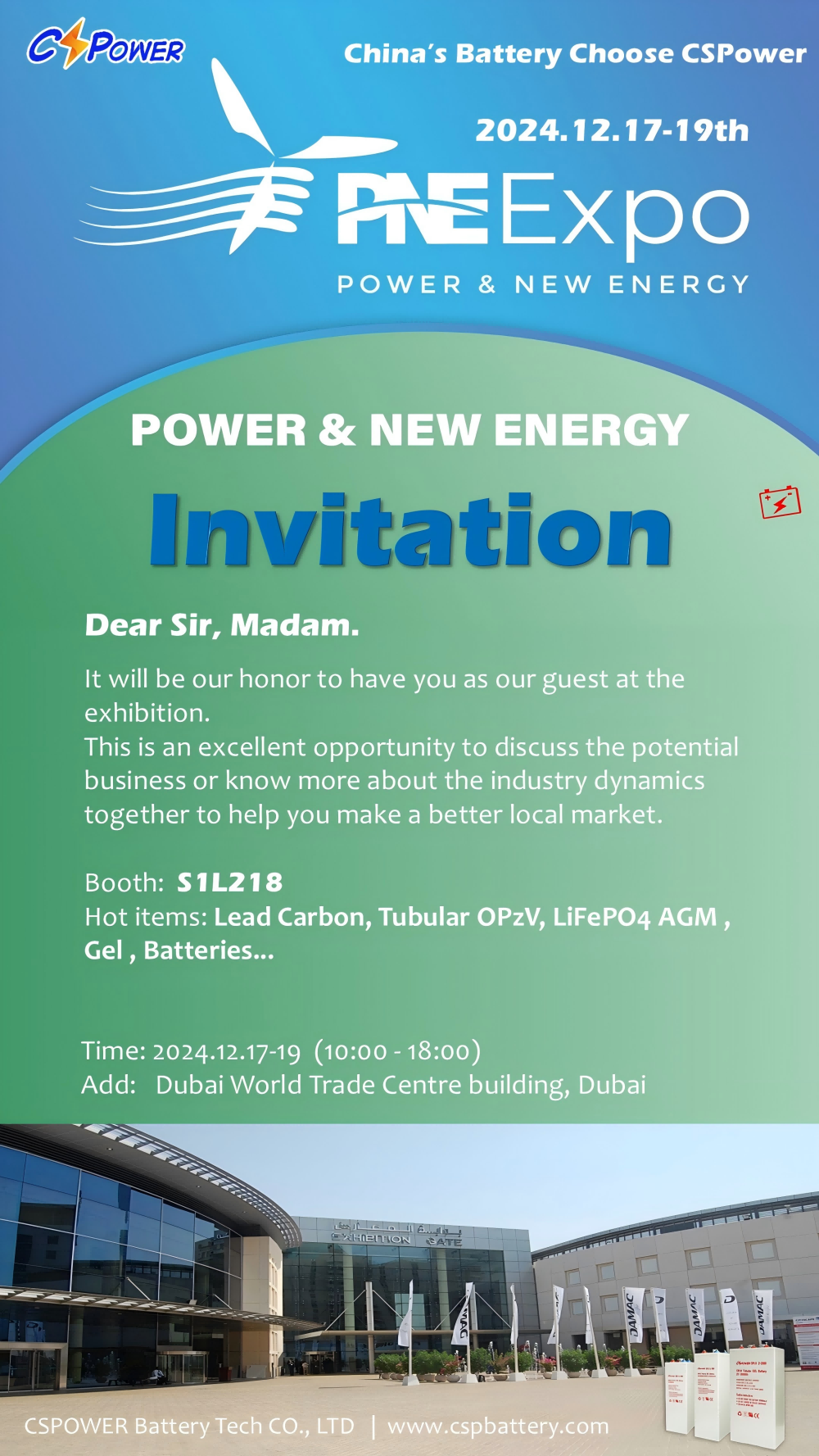 News - CSPower will attend 2024 PNE EXPO Power&New Energy Exhibition